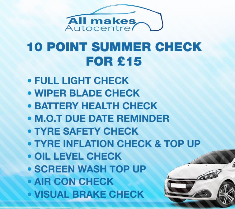 Summer check - All Makes Autocentre